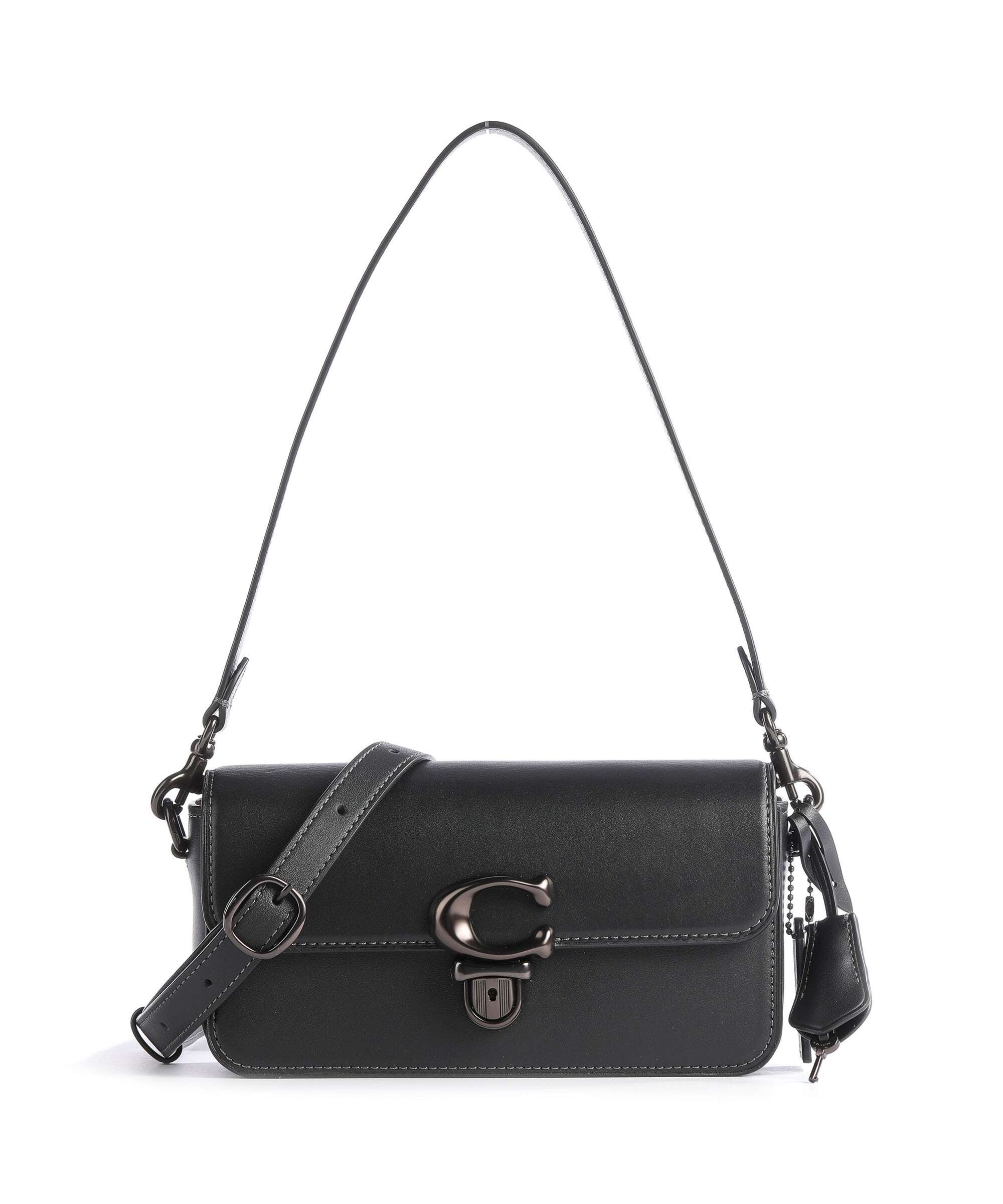 Coach Studio Shoulder bag fine grain leather black - CE331-V5BLK – WARDOW