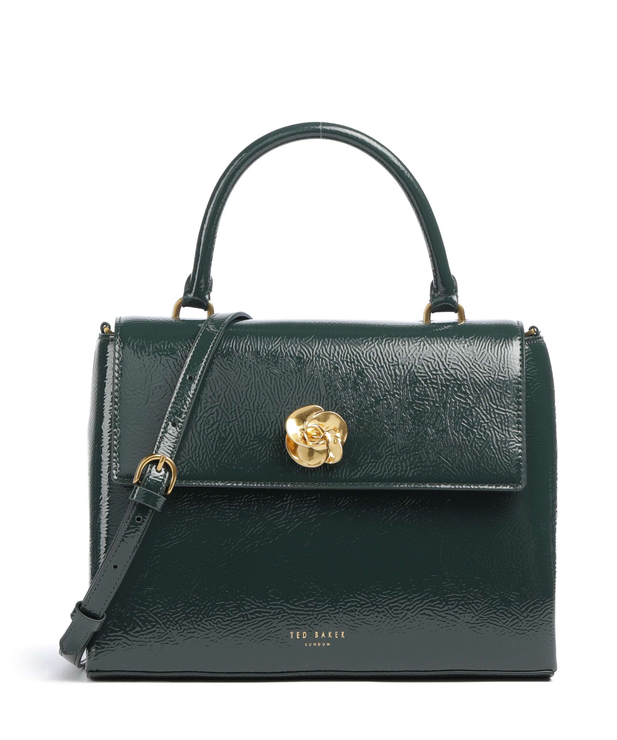 Ted Baker Rosenau Handbag imitation leather dark green - 281828-DKGREEN ...