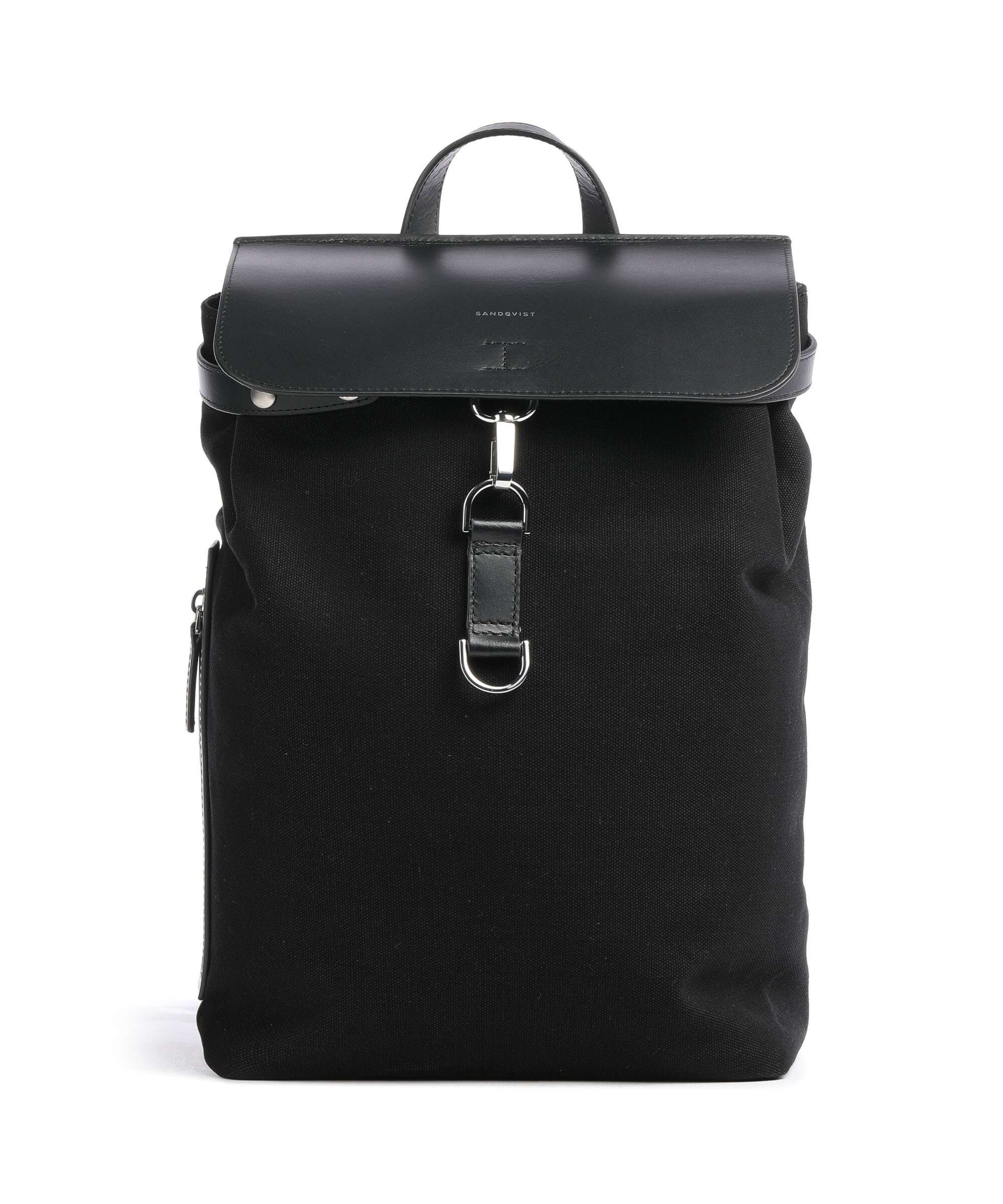 Sandqvist Everyday Originals Alva Metal Hook Backpack 13″ cotton black ...