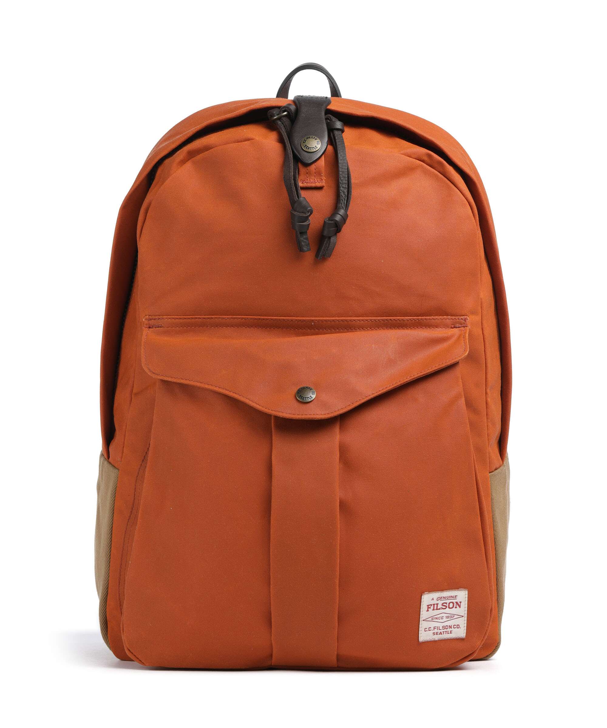 Filson Oil Finish Tin Cloth Journeyman Backpack 15″ cotton rust ...